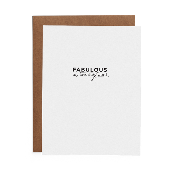 Fabulous Greeting Card – Lost Art Stationery
