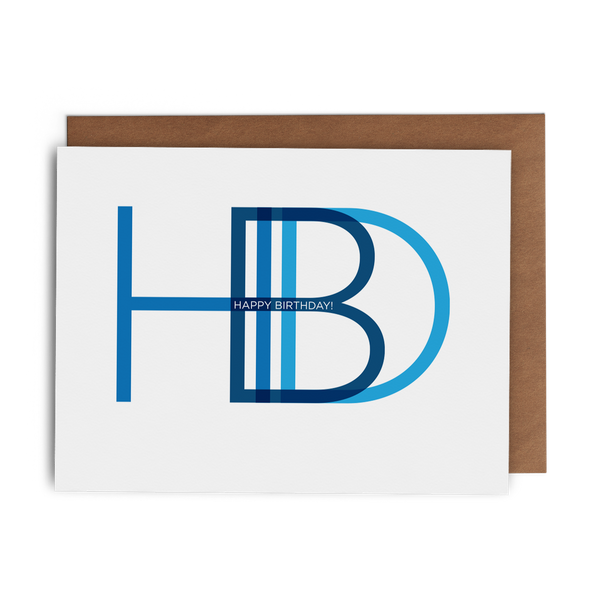 HBD - Happy Birthday! Greeting Card – Lost Art Stationery